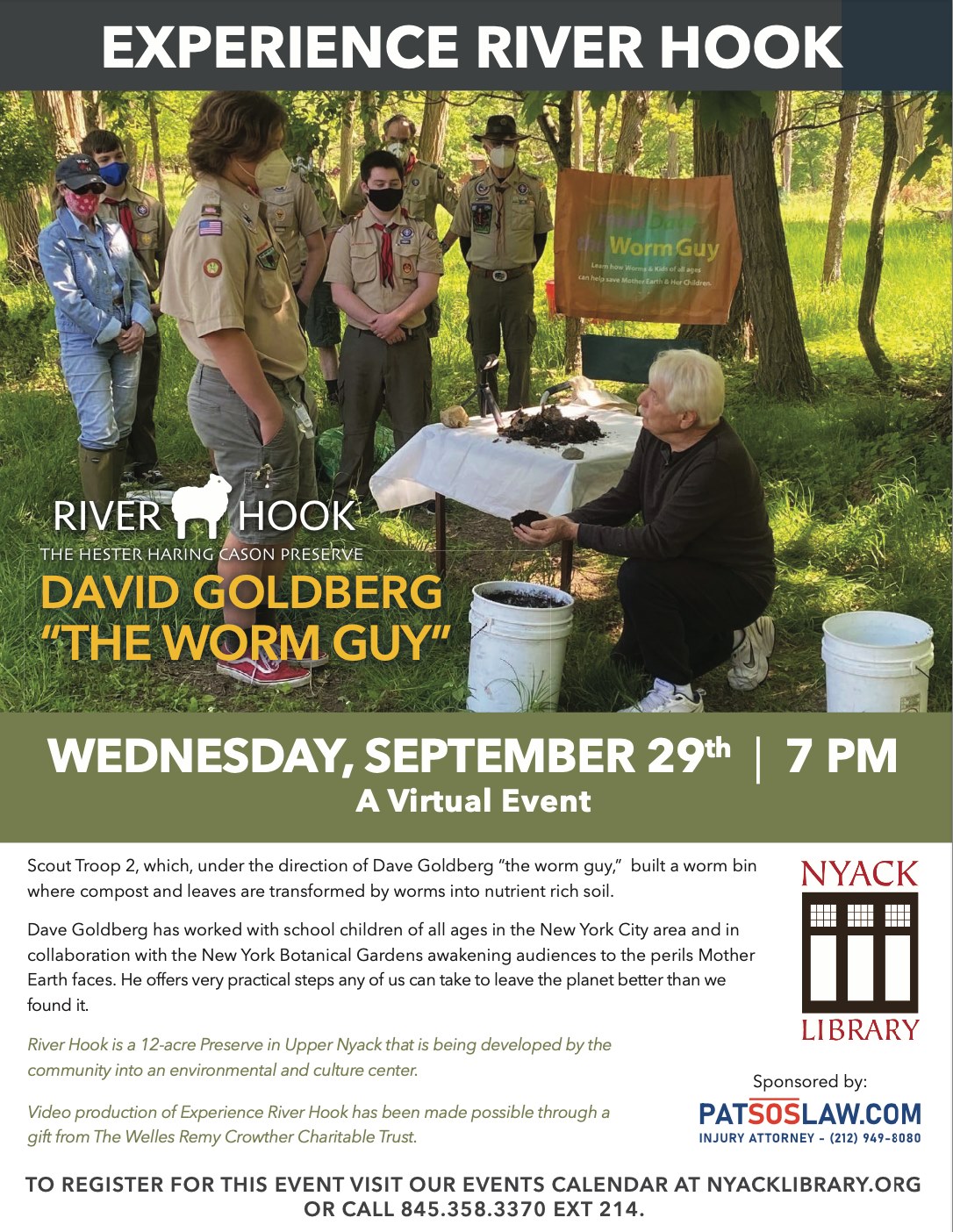 Experience River Hook: David Goldberg "The Worm Guy" – Friends of River ...